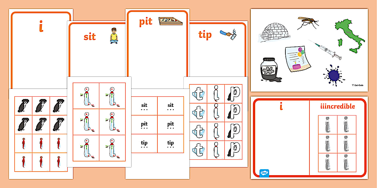 'i' - Level 2 Phonics SEND Workstation Pack (teacher made)