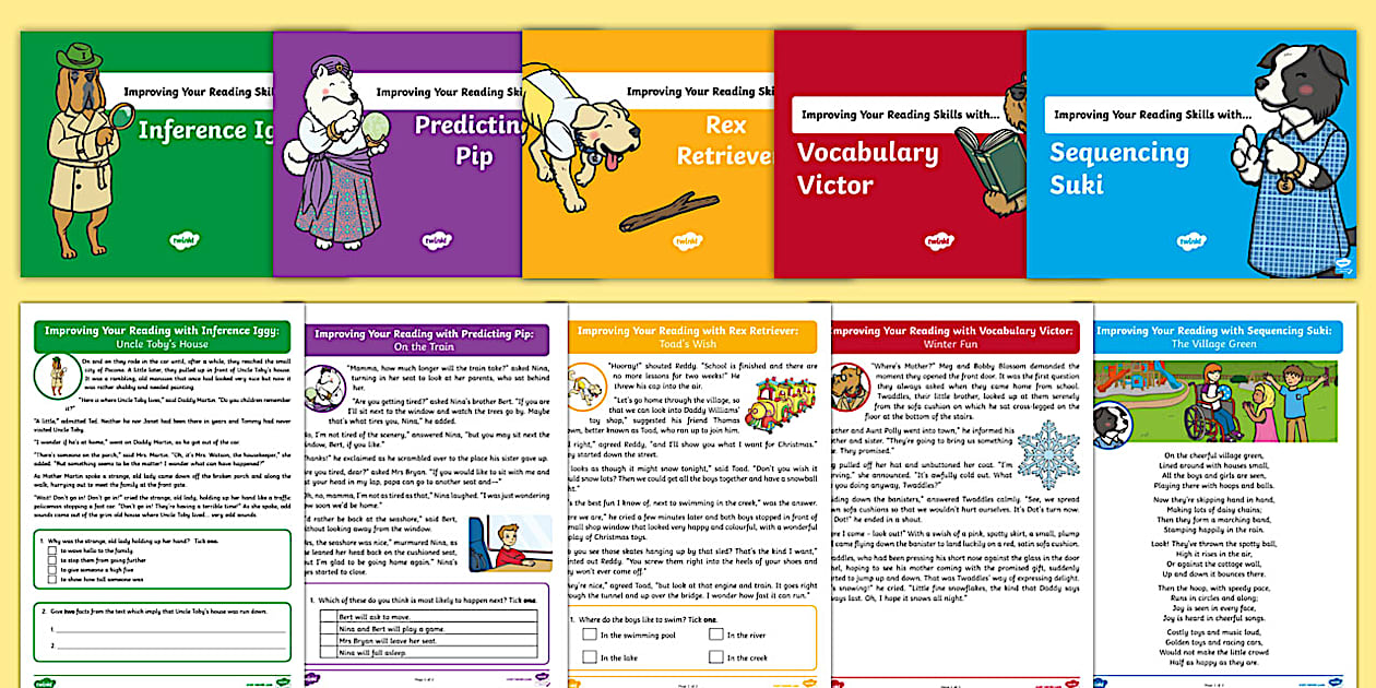 KS1 Improving Reading Skills with the Totally Pawsome Gang