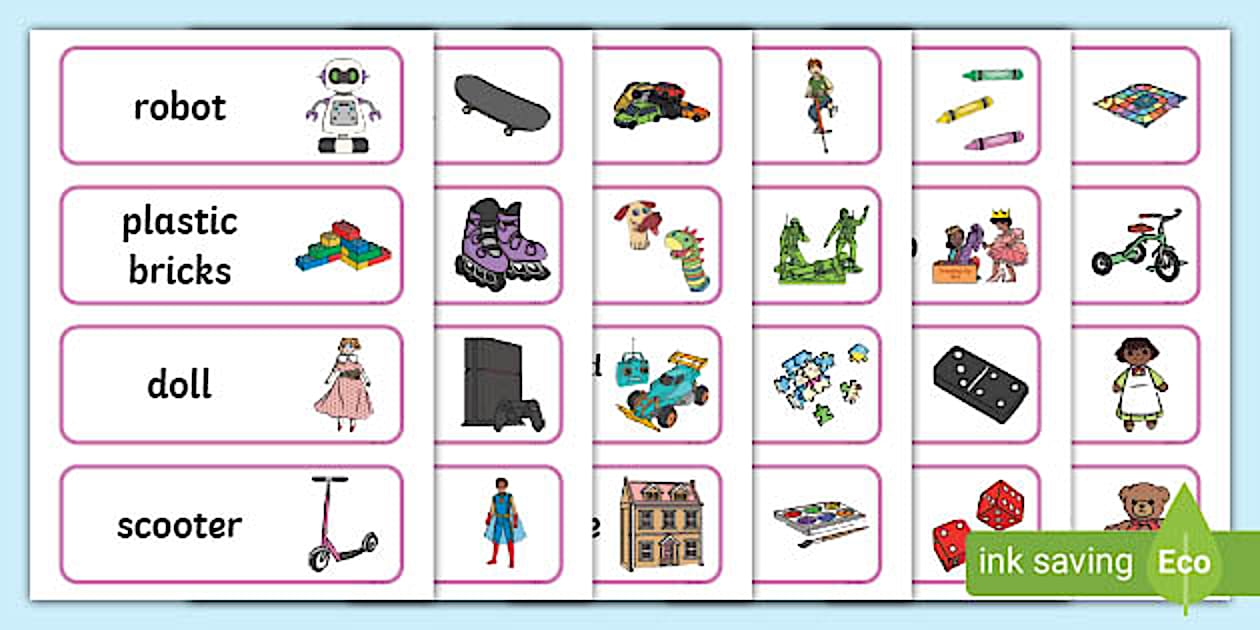 Cursive Toy Museum Word Cards (l'enseignant a fait) - Twinkl