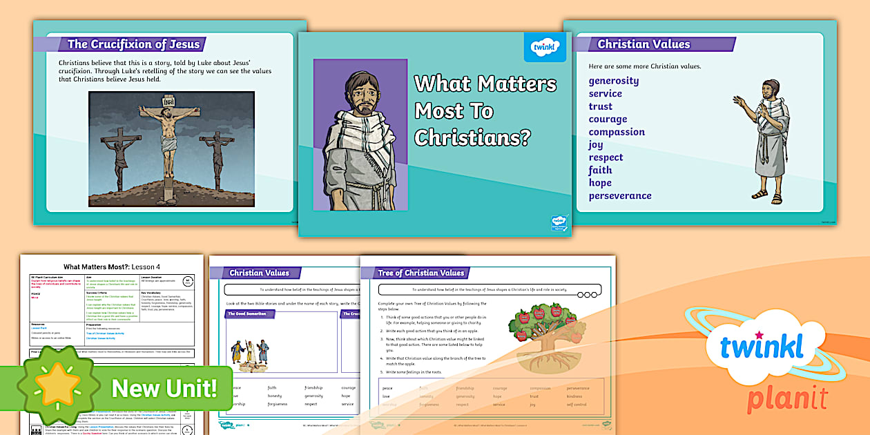 What Matters Most to Christians - RE Lesson Pack - Twinkl