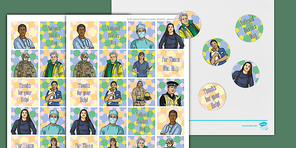 National Heroes Day - Celebration Stickers