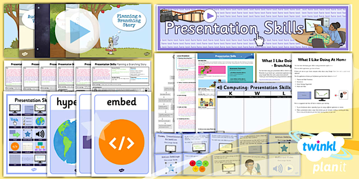 Computing: PowerPoint Presentation Skills Year 3 Unit Pack