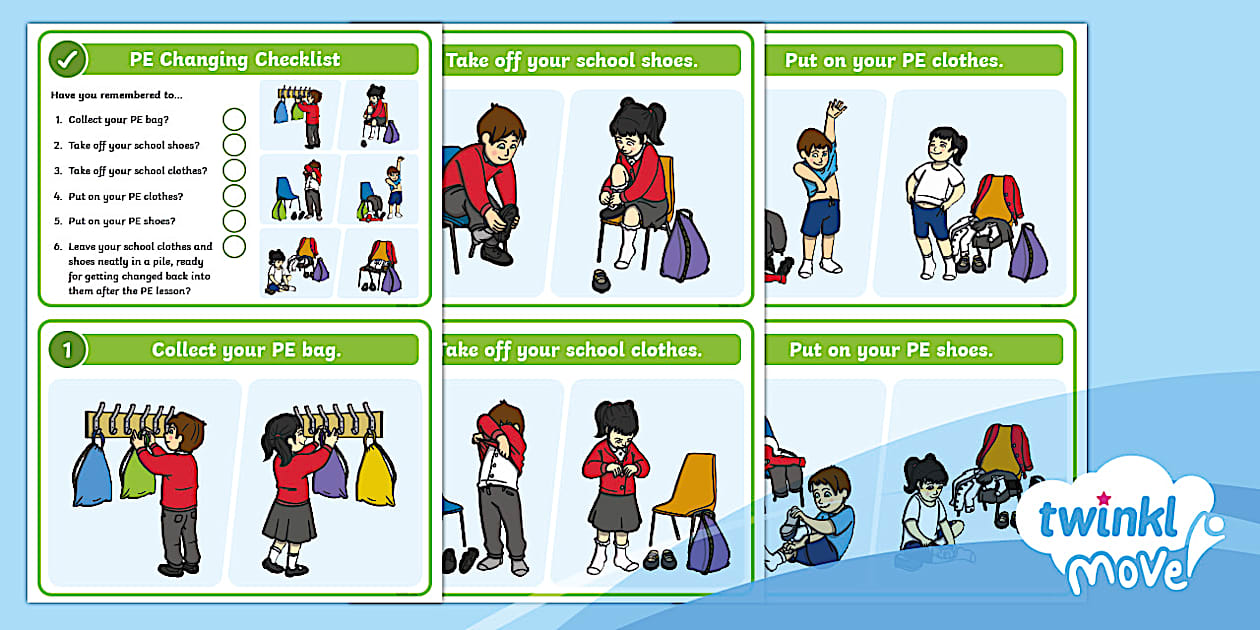 PE Changing Cards - KS1 - PE Resources - Twinkl Move