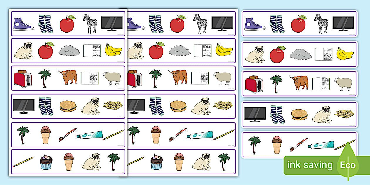 What Two Items Go Together Activity (teacher made) - Twinkl