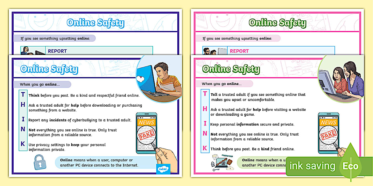 KS2 Online Safety Mouse Mat - Computing - Digital Literacy