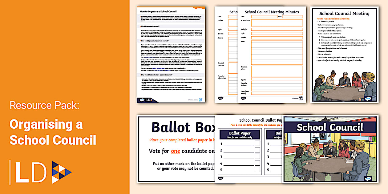 How to Organise a School Council Resource Pack - Twinkl