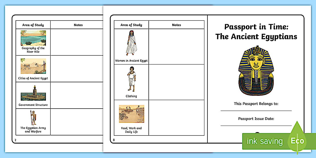 Learning Passport: Ancient Egyptian Culture - Home Education