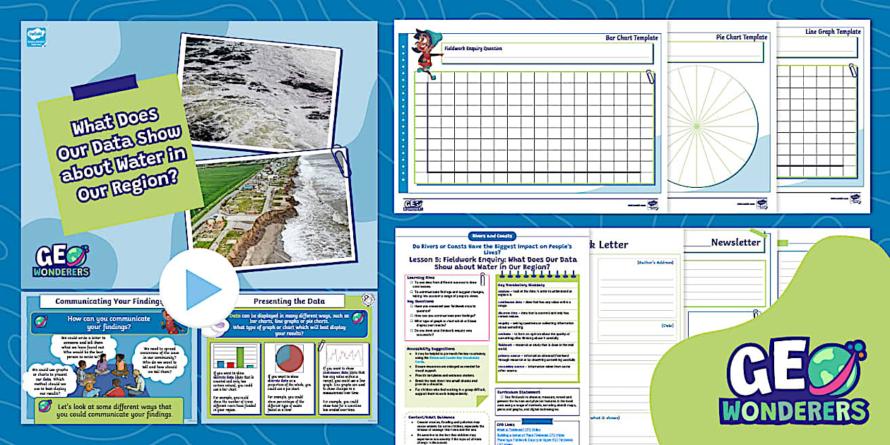 Geo Wonderers Rivers and Coasts Fieldwork Lesson Pack 5