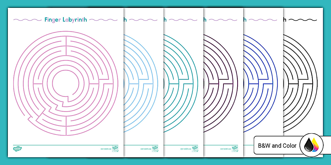 Finger Labyrinth | Kindergarten Resource | Twinkl USA
