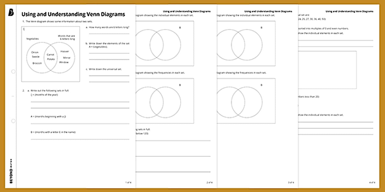 👉 Using and Understanding Venn Diagrams | KS3 Maths | Beyond
