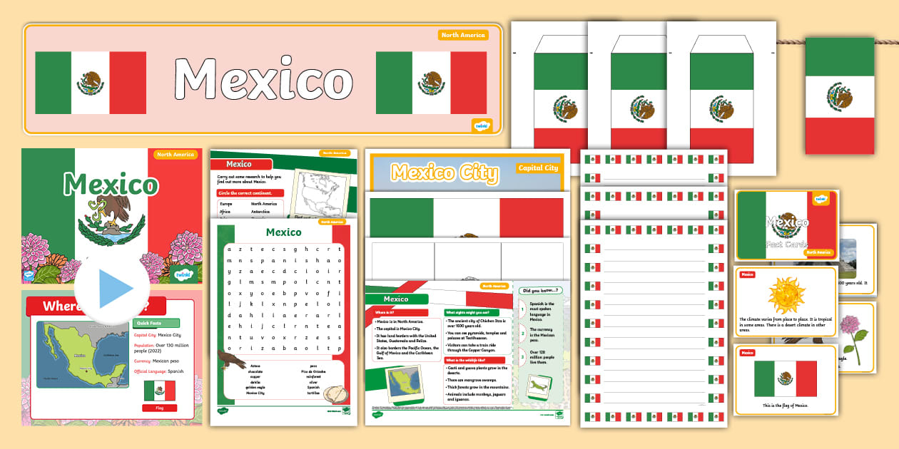 KS1 Mexico Resource Pack - KS1 (teacher made) - Twinkl