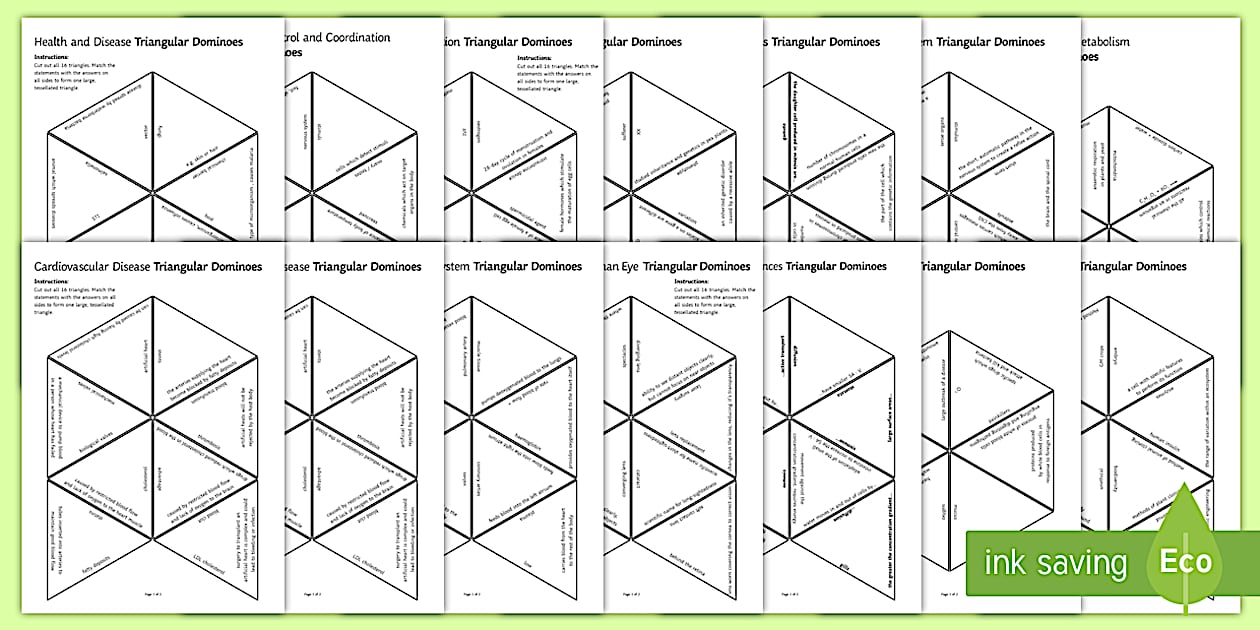 Human Biology Tarsia Activity Pack (teacher made) - Twinkl