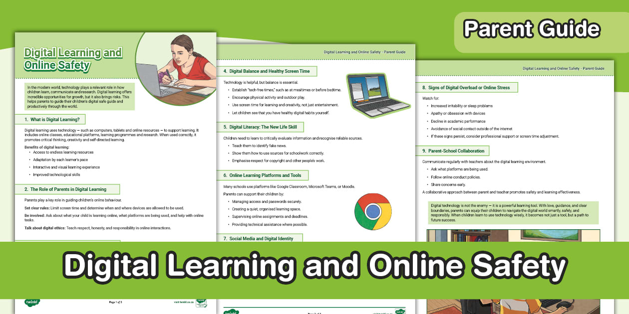 Digital Learning and Online Safety - Parent Guide