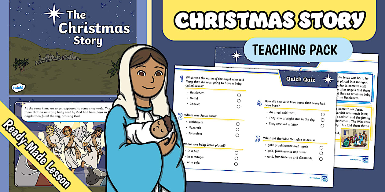 The Christmas Story PowerPoint | Twinkl Learning Resources