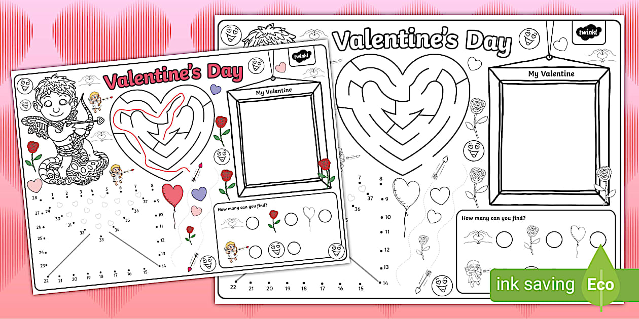 Valentine's Day Activity Mat (Kindergarten/Foundation)