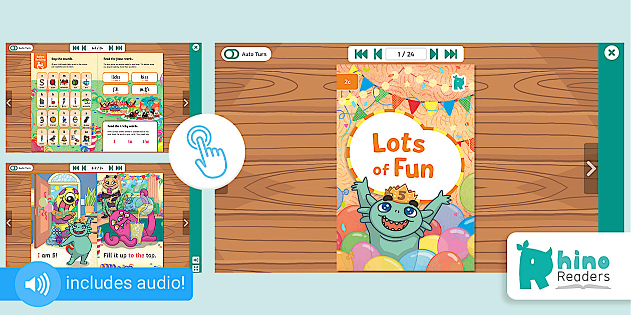 Level 2c Reading Scheme Book: Lots of Fun | Rhino Readers