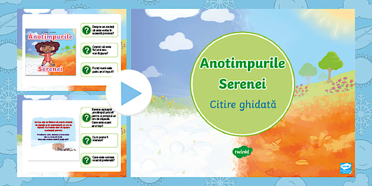 Anotimpurile Serenei – Citire ghidată