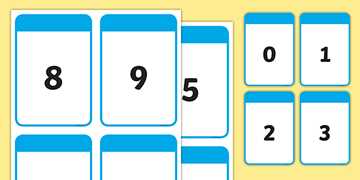 Number Flashcards 1 100 Printable - Twinkl