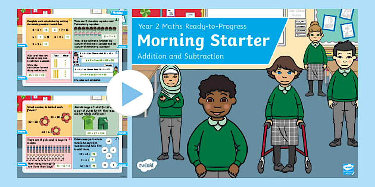 👉 Year 2 Maths Ready-to-Progress Morning Starter: Addition and Subtraction