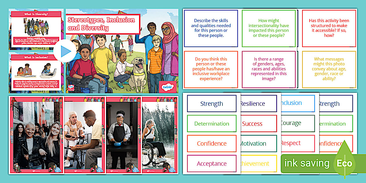 Stereotypes, Inclusion and Diversity Resource Pack - Twinkl
