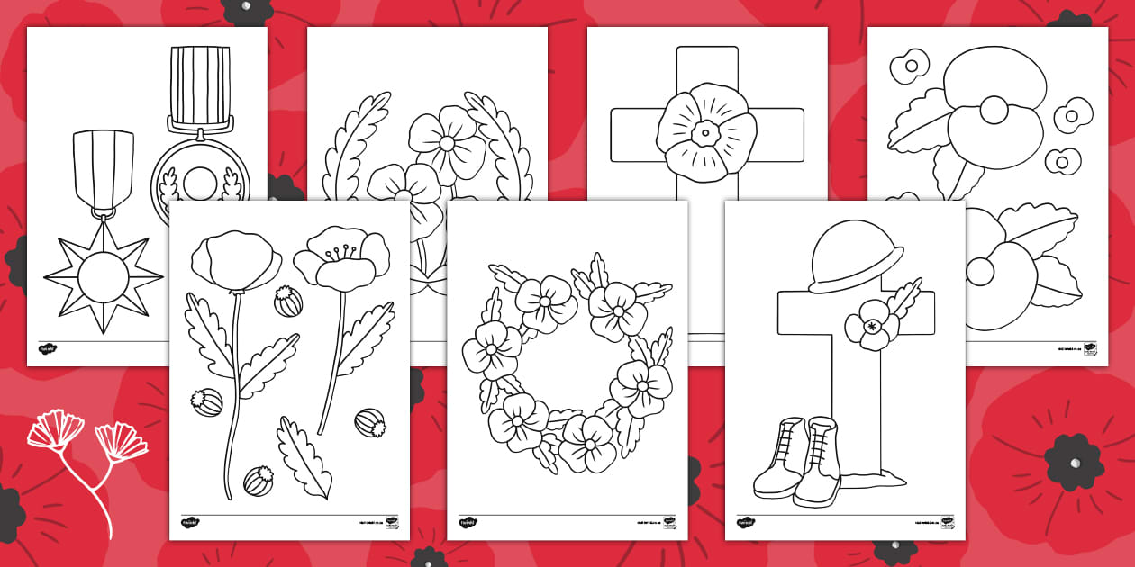 My First Remembrance Day Colouring Pack (teacher made)