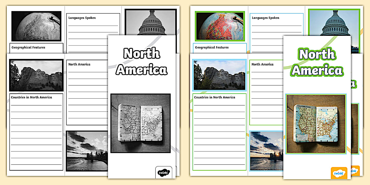 North America Leaflet Template
