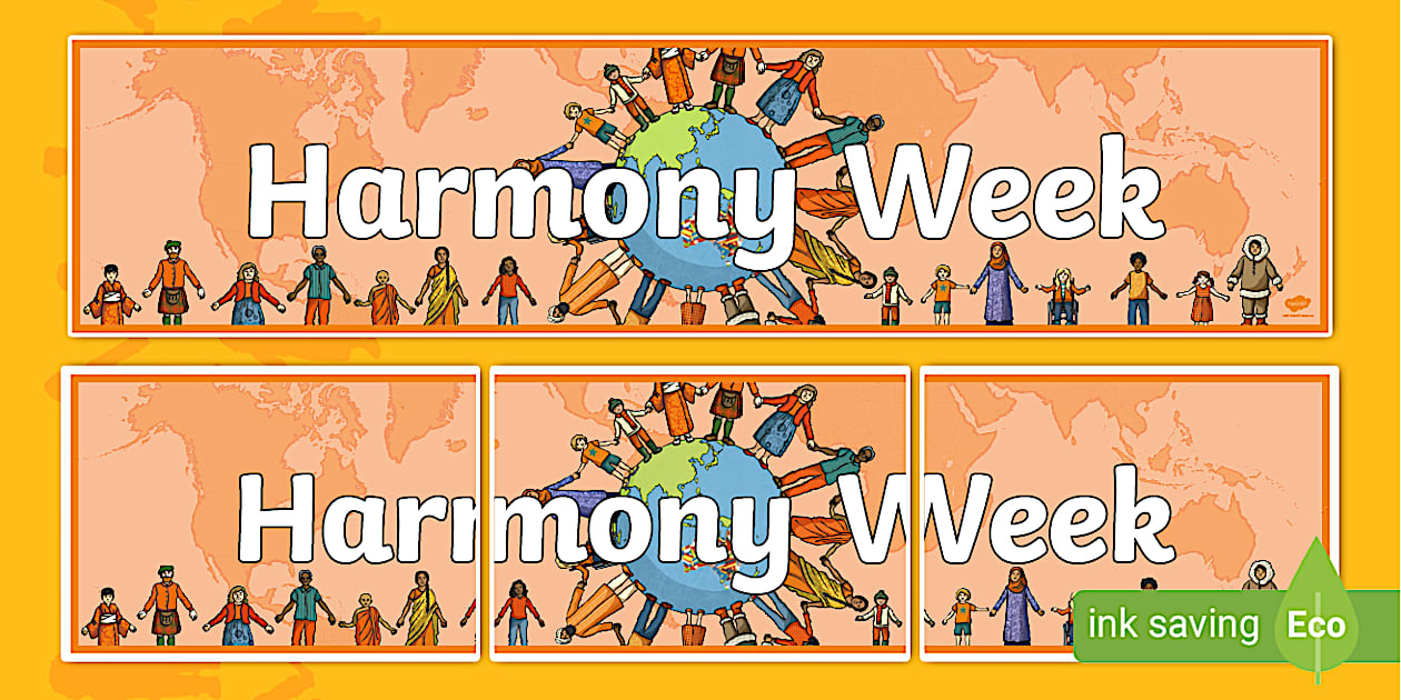 Harmony Week Display Banner (Teacher-Made) - Twinkl