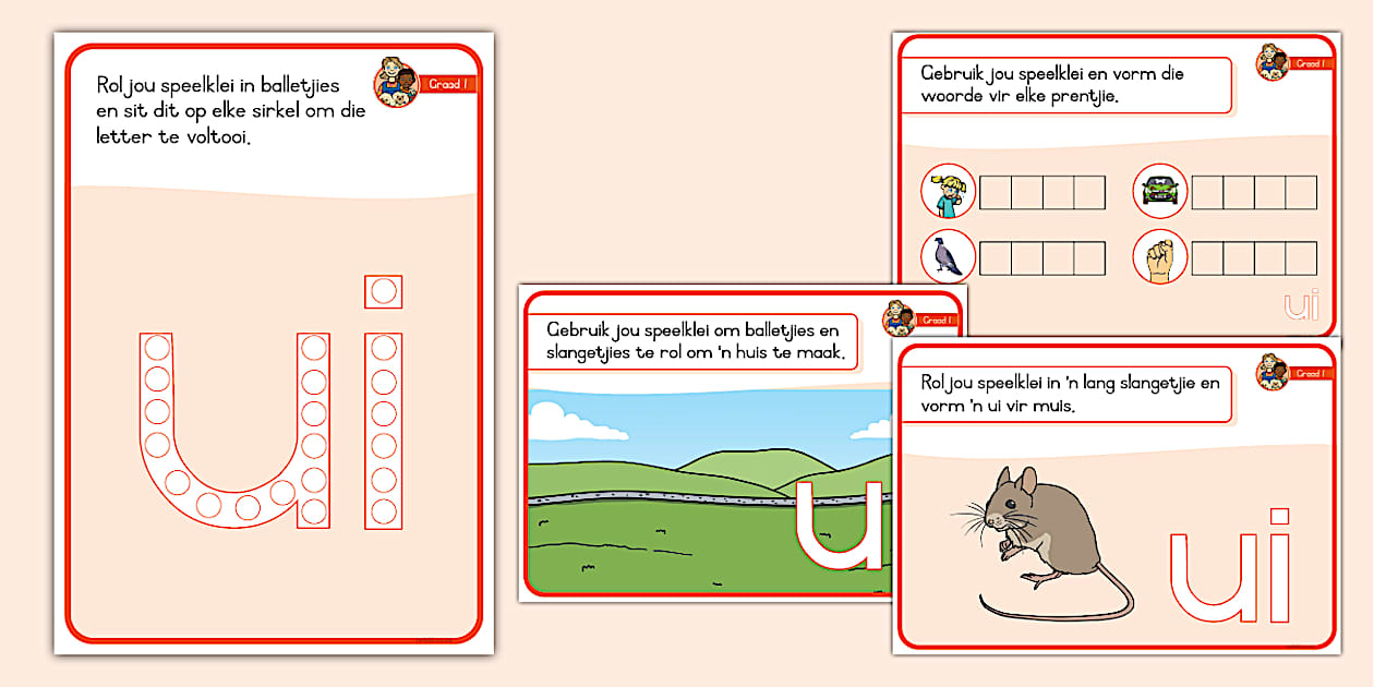 Free Graad 1 Klanke Speelkleimatte Ui Teacher Made