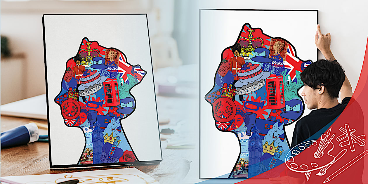Queen Elizabeth II Profile Poster (teacher made) - Twinkl