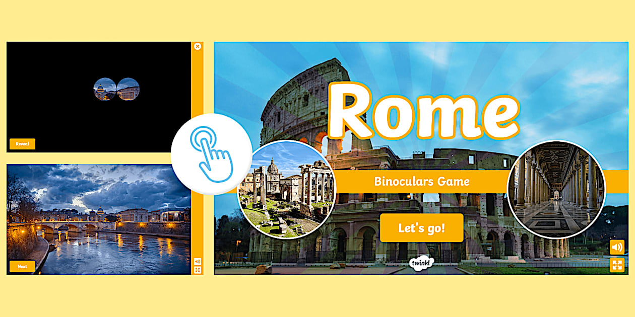 Rome Senses Interactive Binoculars Game (teacher made)