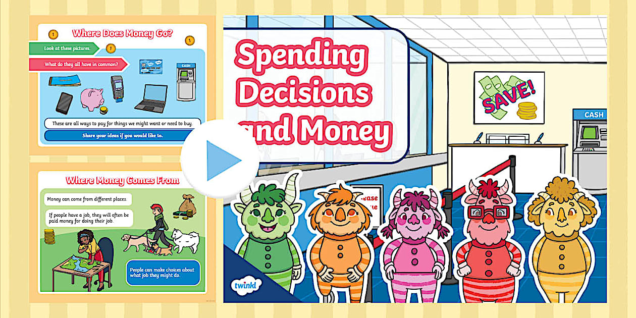 Spending Decisions and Money KS1 PowerPoint (teacher made)