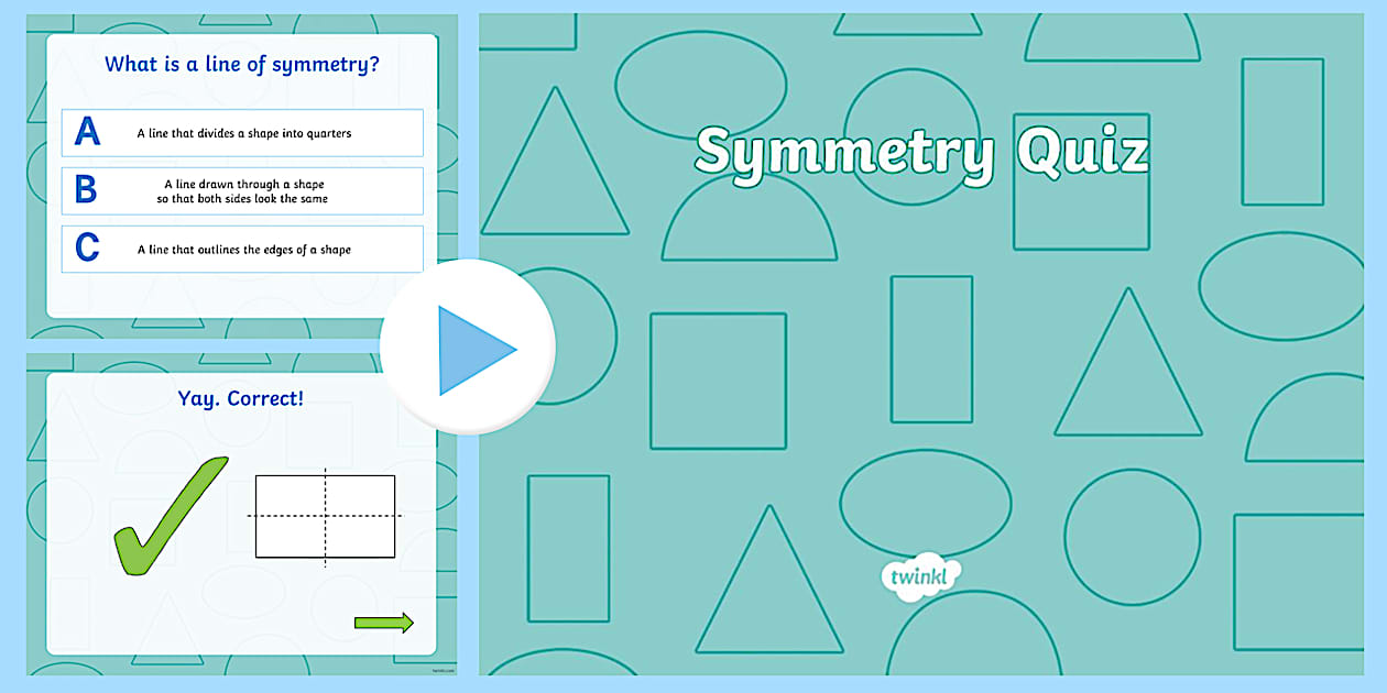 KS1 Symmetry PowerPoint Quiz - Maths Resources - Twinkl