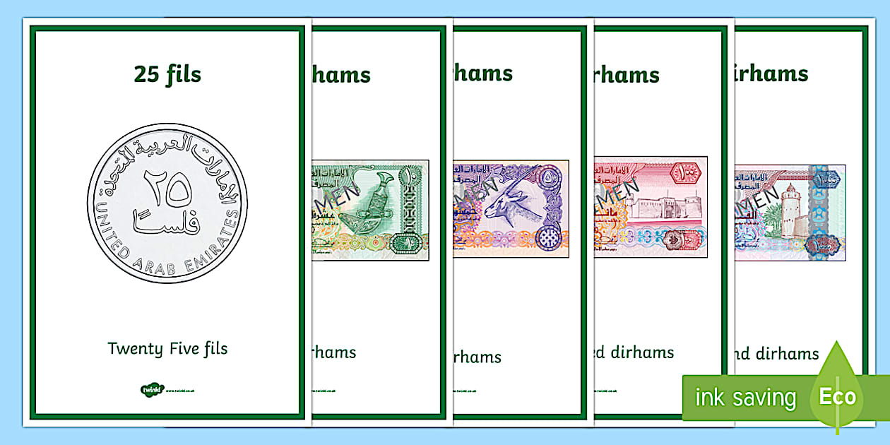 UAE - Maths - Money - Year 3 Display Posters (teacher made)