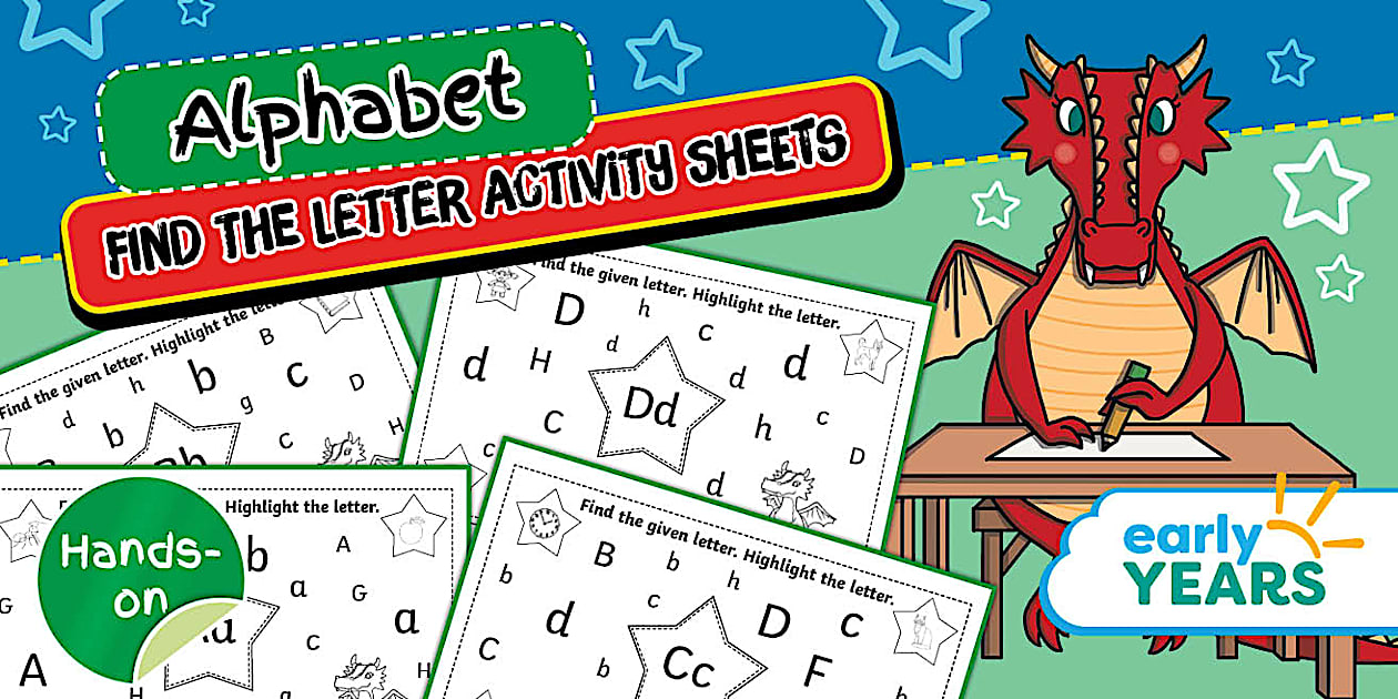 Alphabet: Find the Letter Activity Sheets (teacher made)