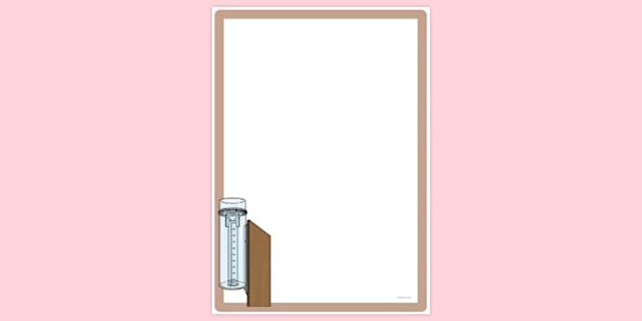 Rain Gauge Page Border | Page Borders | Twinkl - Twinkl
