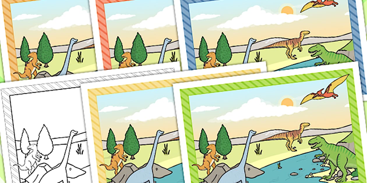 Editable Dinosaur Themed Birthday Party Place Mats - Twinkl