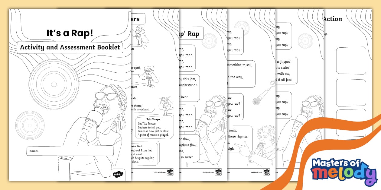 👉 Year 3 It's a Rap! - Activity and Assessment Booklet
