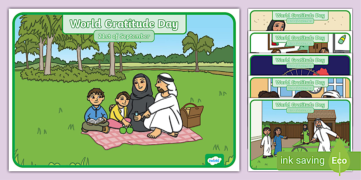 World Gratitude Day KS1 Poster (teacher made) - Twinkl
