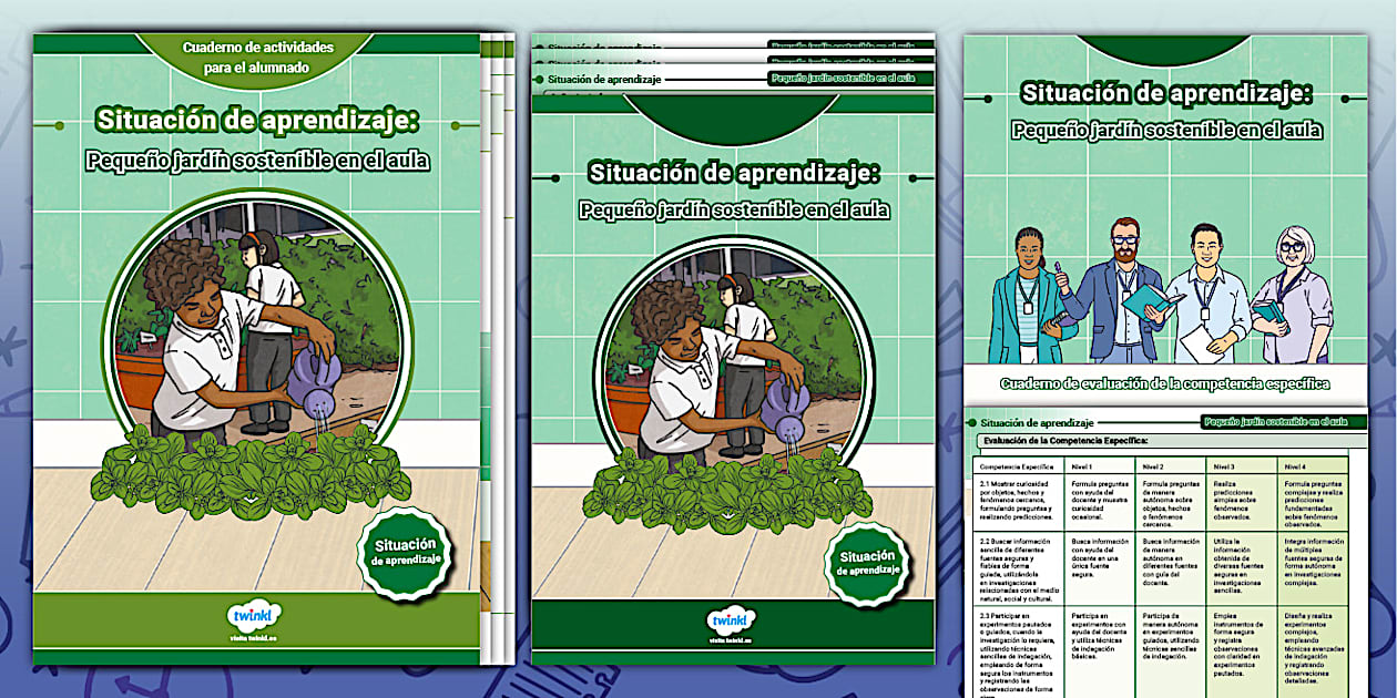 Situación de aprendizaje: Pequeño Jardín Sostenible en el Aula