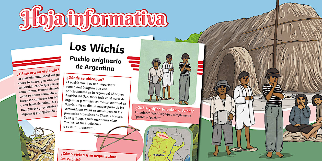 ¿Cómo podría usar este recurso de Hoja informativa: Los Wichis (Pueblos