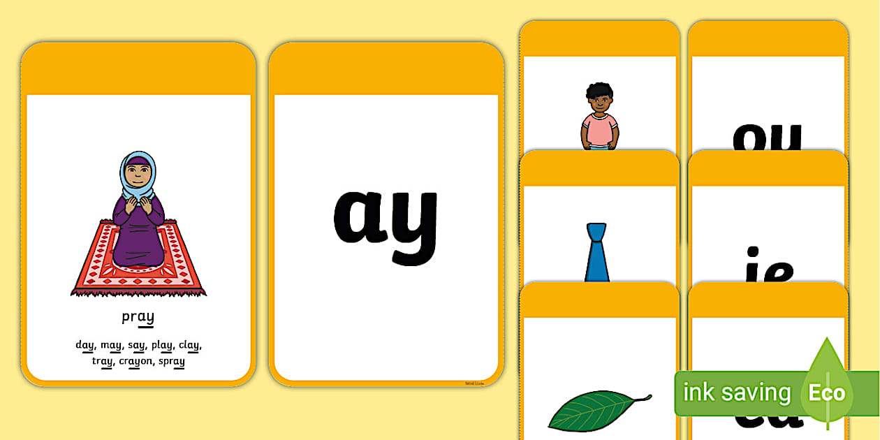 Level 5 GPC and Mnemonics Flashcards - Twinkl Phonics