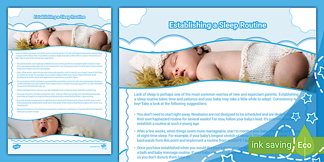 Top Tips For Establishing A Baby Sleep Routine - Parents