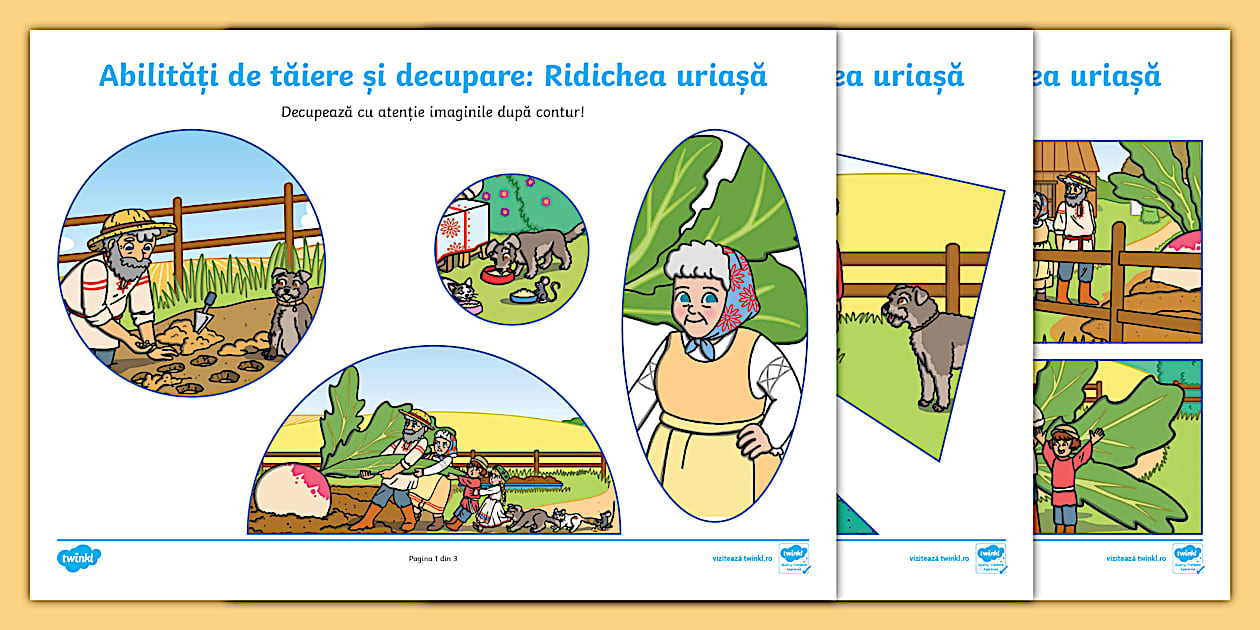 Ridichea uriașă - Abilități de tăiere și decupare