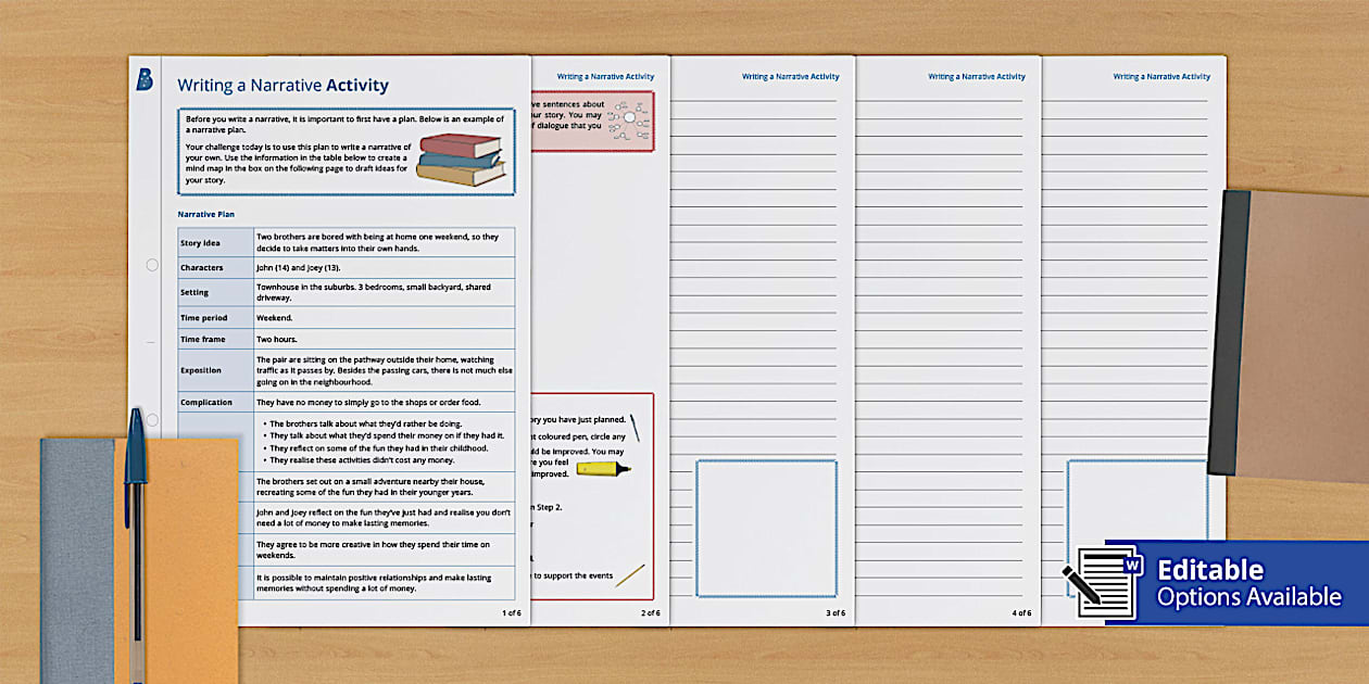 Writing a Narrative Activity (teacher made) - Twinkl