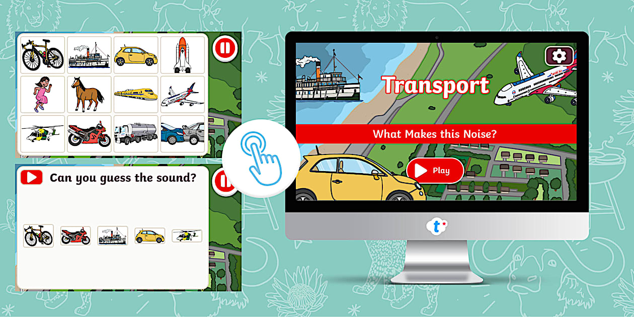 Transport GO Sound Game: What Makes This Noise? - Twinkl