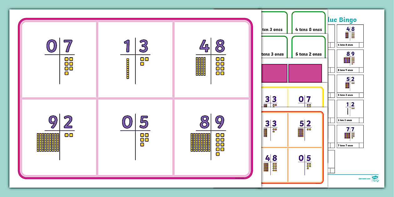 Twinkl Symbols: KS1 Place Value Bingo (teacher made)