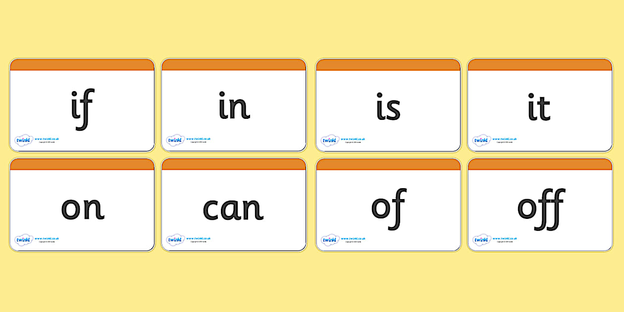 Phase 2 Decodable / Tricky Word Cards - Twinkl