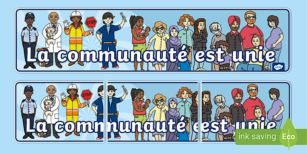 👉 French: Unity in the Community Display Banner - Twinkl