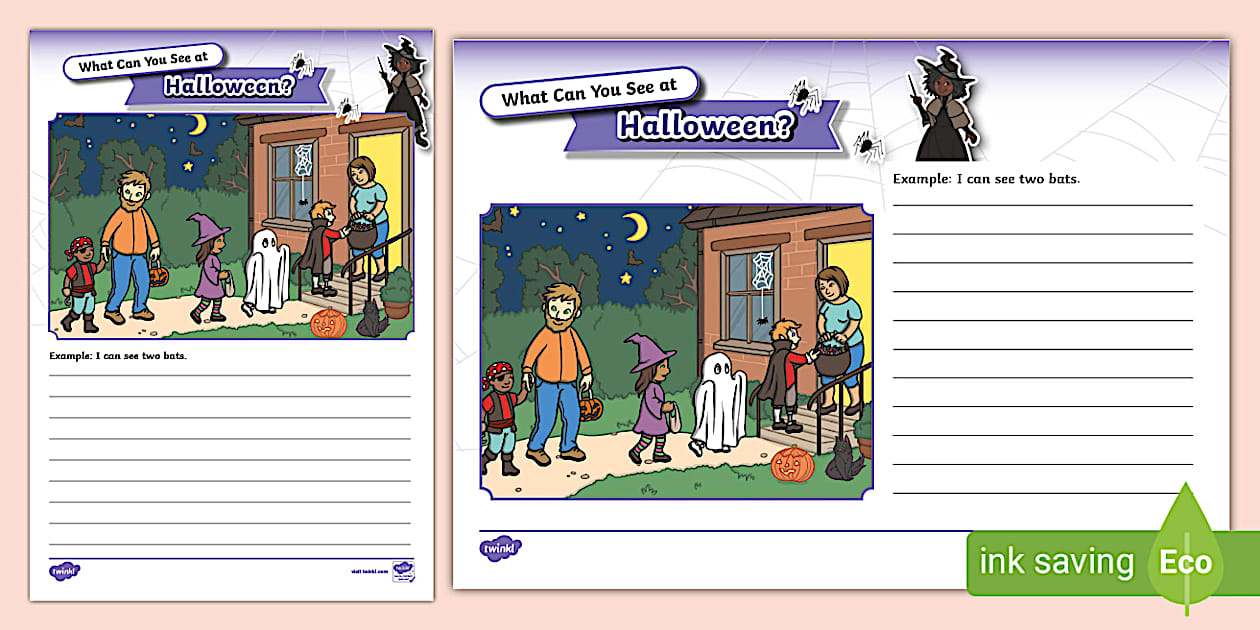 What Can You See at Halloween? (teacher made) - Twinkl