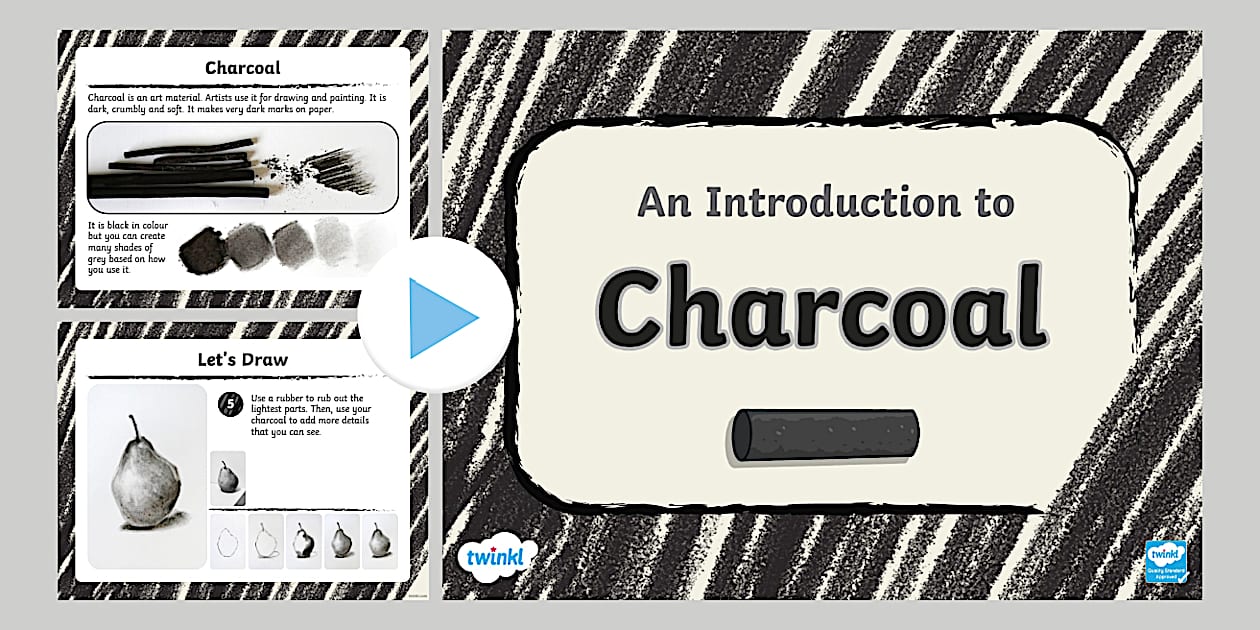 KS1 An Introduction to Charcoal PowerPoint (professor feito)